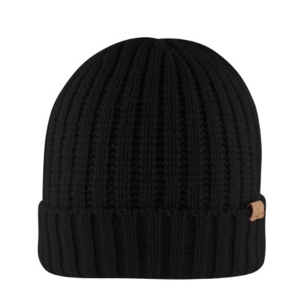 Rib Knit Cuffed Beanie | Blank Knitted Beanie for Winter Times – Twentyfour Store