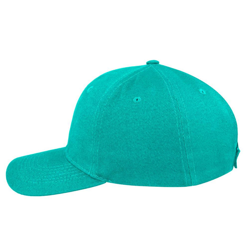 Brushed Cotton Cap | 6 Panel Cap with Velcro Closure | 24Store ...
