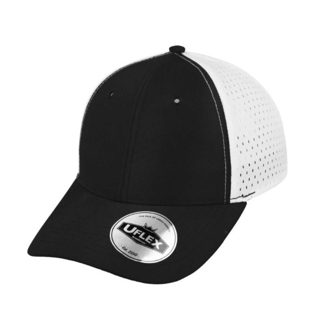 Uflex Sports Cap | High Tech 6 Panel | Lightweight Curved Peak ...