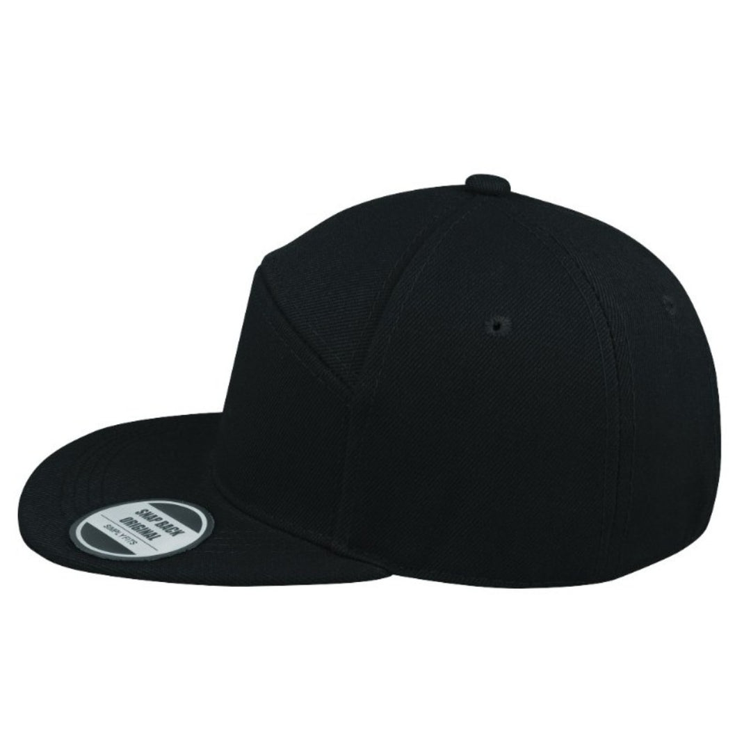 Horizon Snapback Flat Cap | 6 Panel Structured Cap | Blank Cap ...