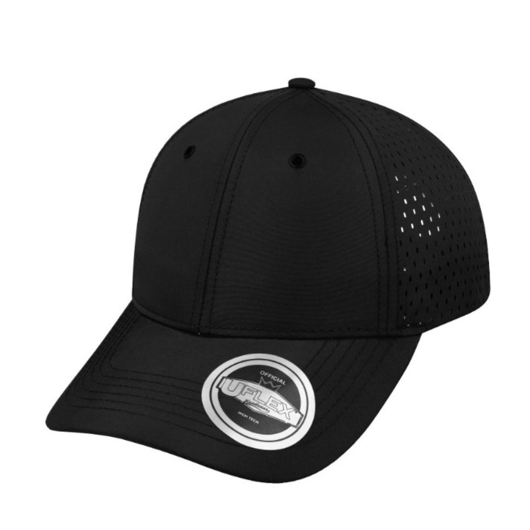 Uflex Sports Cap | High Tech 6 Panel | Lightweight Curved Peak ...