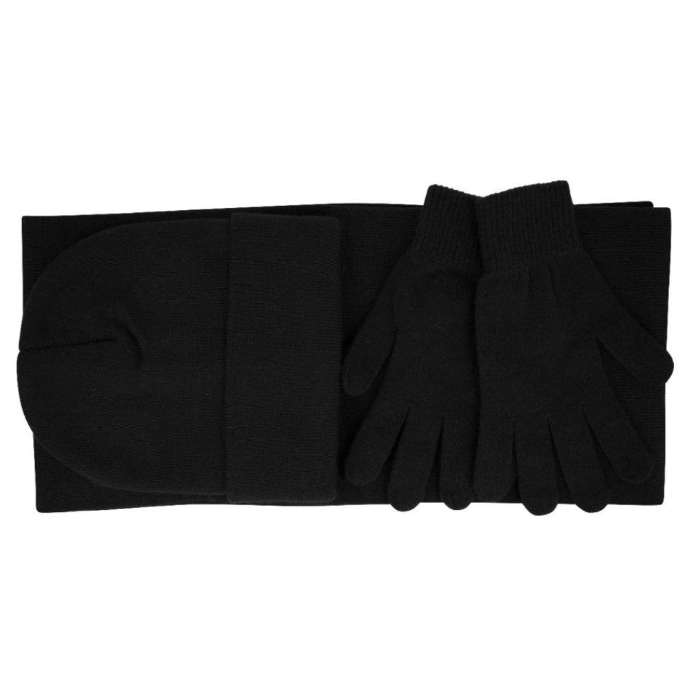 Knitted Set - Beanie, Gloves & Scarf | Blank Winter Essentials ...