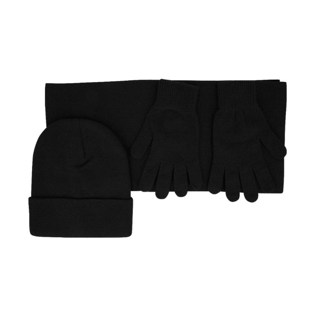 Knitted Set - Beanie, Gloves & Scarf | Blank Winter Essentials ...