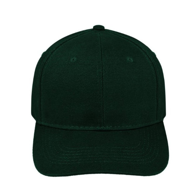 Brushed Cotton Cap | 6 Panel Cap with Velcro Closure | 24Store ...