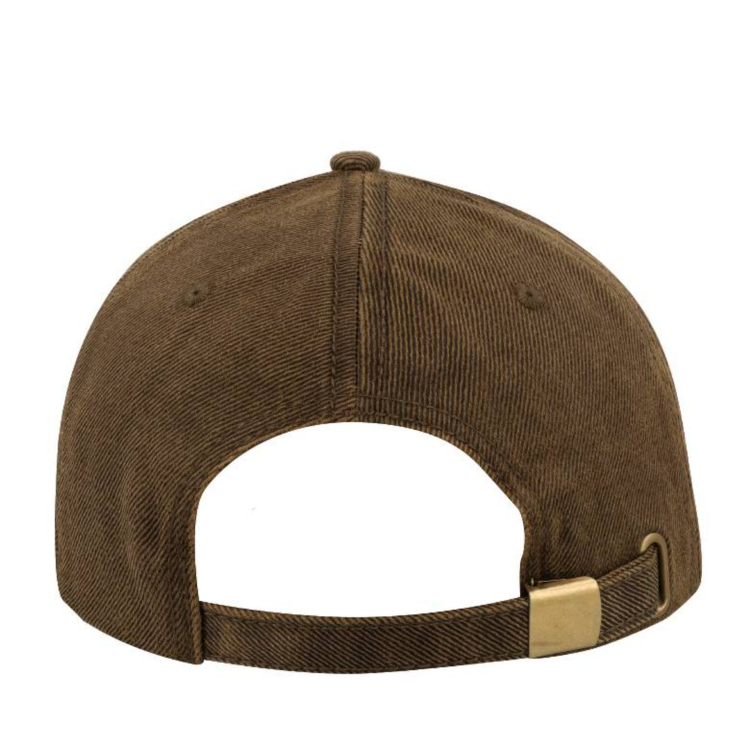 Oilskin Cap | Dual Tone 6 Panel Adjustable Cap | With Brass Buckle ...
