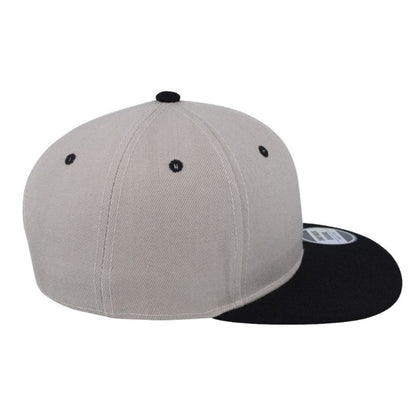 Two-Tone Snapback | Premium 6 Panel Flat Cap | Customisable Cap ...