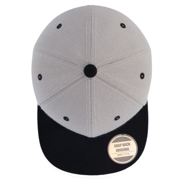 Two-Tone Snapback | Premium 6 Panel Flat Cap | Customisable Cap ...