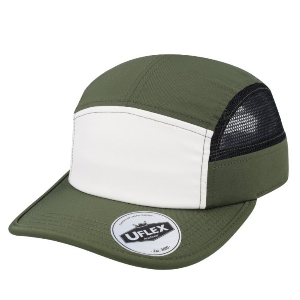 Uflex Sports Cap | Recycled Active Cap| 6 Panel Running Cap ...