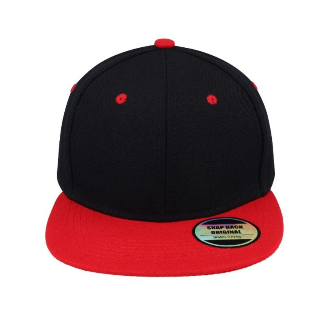 Two-Tone Snapback | Premium 6 Panel Flat Cap | Customisable Cap ...