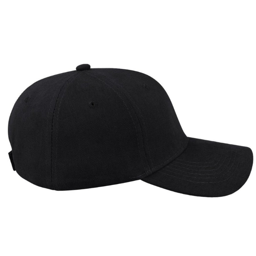 6 Panel Velcro Cap | Affordable, Blank Brushed Cotton Twill Cap ...